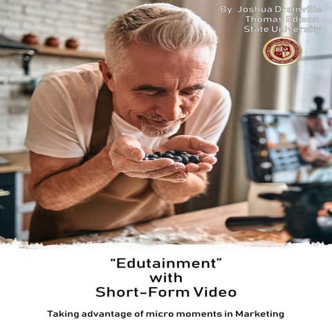 Edutainment with Short-Form Video | PPTX