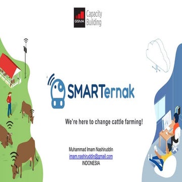 GSMA IoT Final Project - SMARTernak Indonesia by DycodeX | PPT