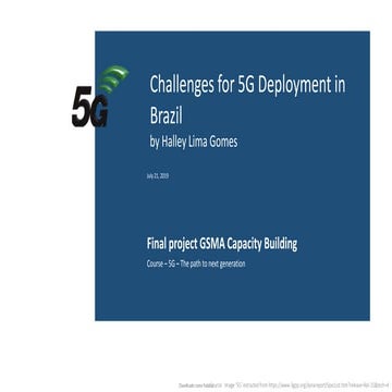 Final project 5 g challenges for 5g deployment | PPTX | Internet ...