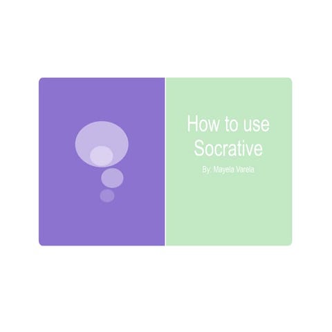 How to use Socrative | PPTX
