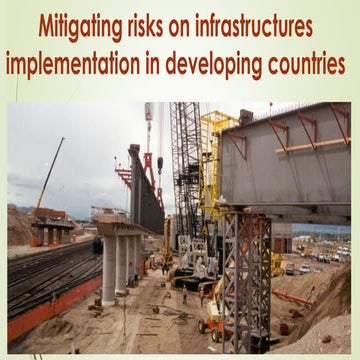 Mitigating risks on infrastructure implementation in developing ...