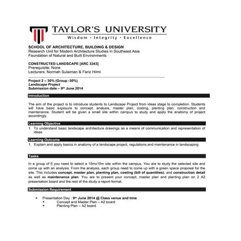 Final project brief | PDF