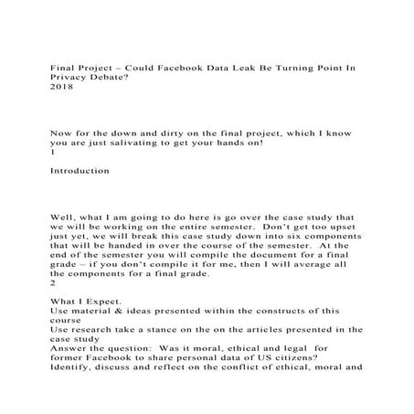 Final Project – Could Facebook Data Leak Be Turning Point In Pri.docx