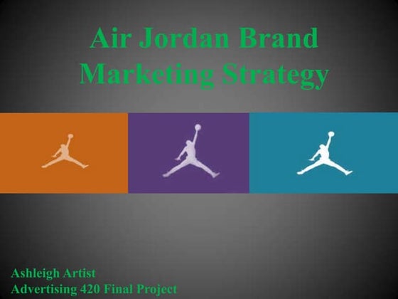 Air Jordan Digital Strategy Powerpoint | PPT