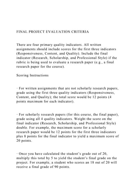 WRITINGRUBRIC TO ASSESS STUDENTS IN CLASSES. | PPT