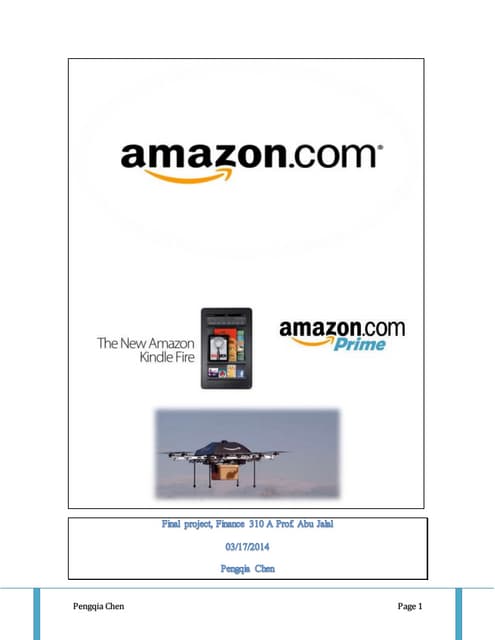 PROJECT REPORT ON AMAZON !! | DOCX | Internet | Computing