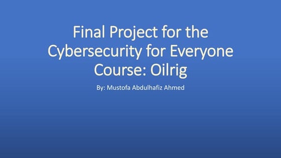 Course Final Project on OceanLotus by Lino Lazarous Marino Ija | PPT