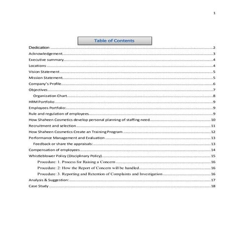 HRM presentation on small business | DOCX