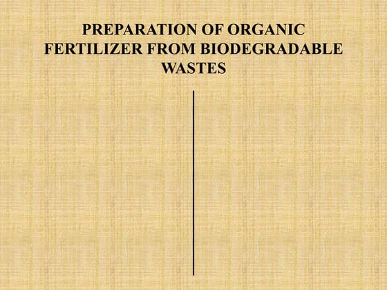 Grade 9-Waste Management Process.pptx | Agriculture | Industries