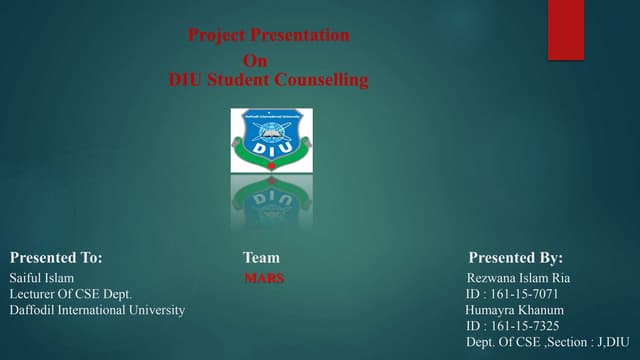 PPT format for first defending of B.Tech. final year project (All Branches) | PPTX