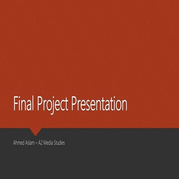 Final project presentation | PPTX | Infectious Diseases | Diseases and ...