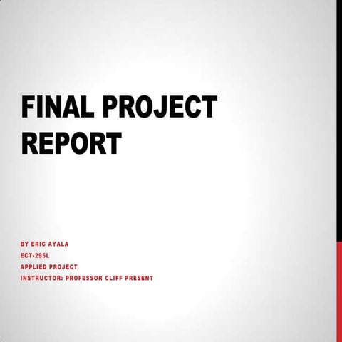 Final project presentation ea | PPT
