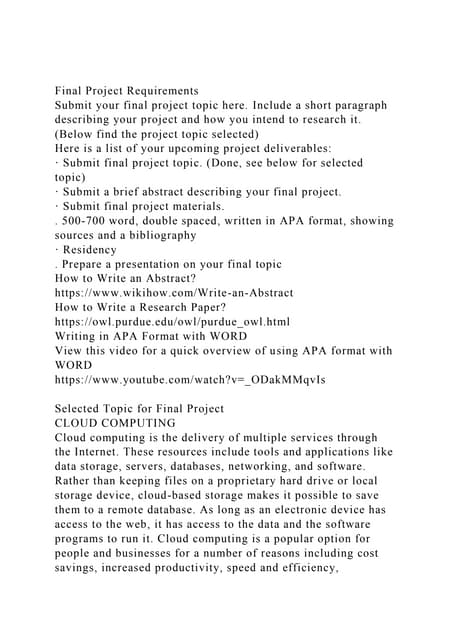 BMIS 664 Final Project.docx