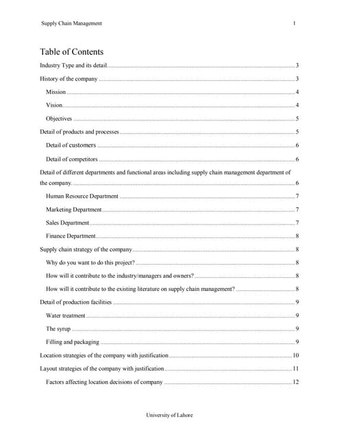 Coca Cola Supply Chain Management | PPTX