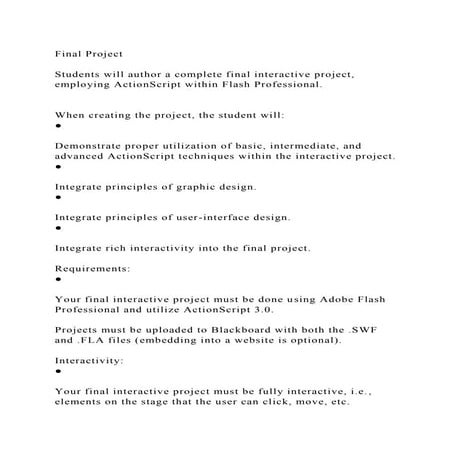 Final ProjectStudents will author a complete final interactive p.docx