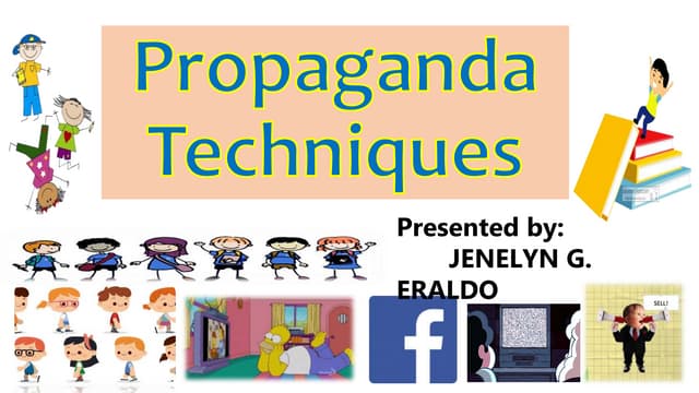 ENG 8 - Propaganda Techniques.pptx