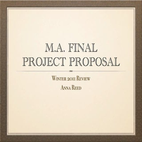 Final proposal | PPT