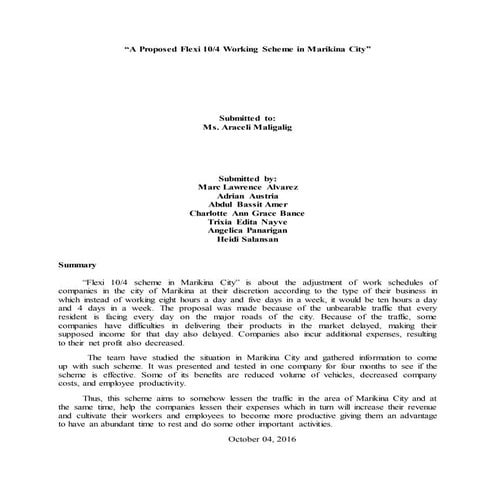 Final proposal in technical writing | PDF