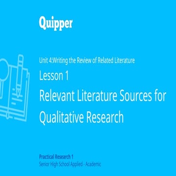 FINAL (PS)_PR1 11_12_UNIT 4_LESSON 1_Relevant Literature Sources for ...