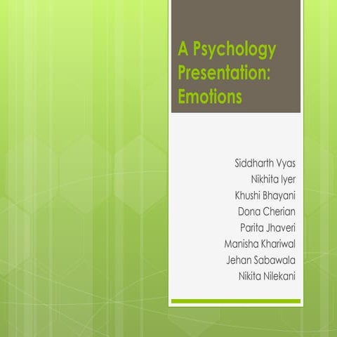 Final psycho ppt | PPTX