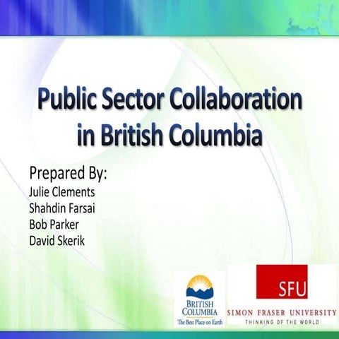Public Sector Collaboration Presentation | PPTX