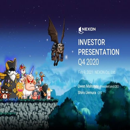 Q4 2020 Investor Presentation | PPT