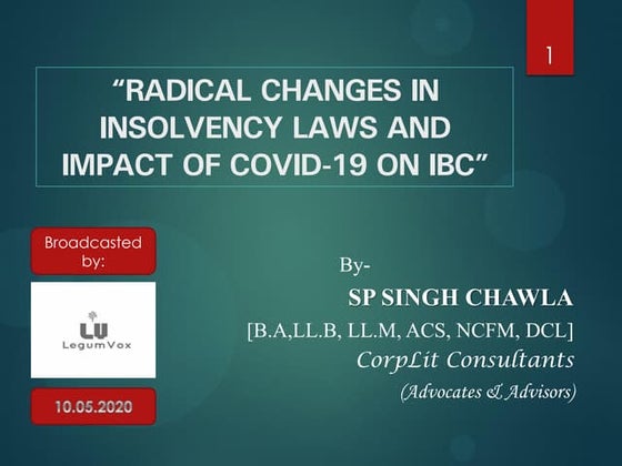 Recent Developments In The IBC Regime | PDF