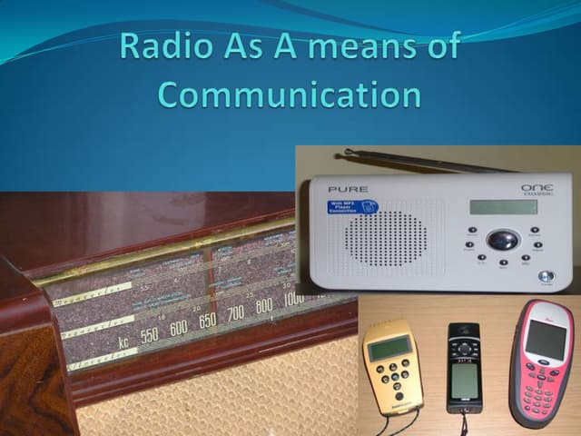 'Presentation on History of Radio In India | PPTX