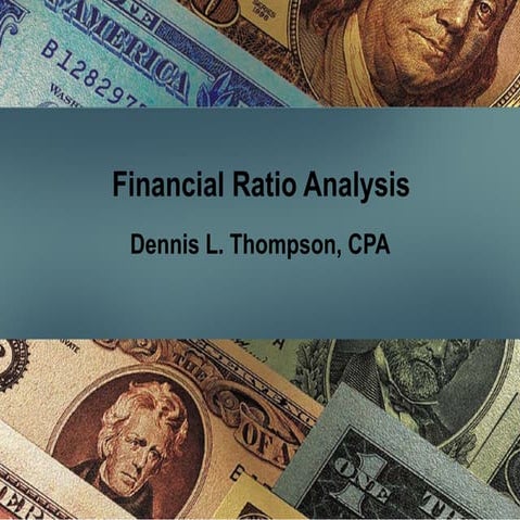 Financial Ratio Analysis | PPT