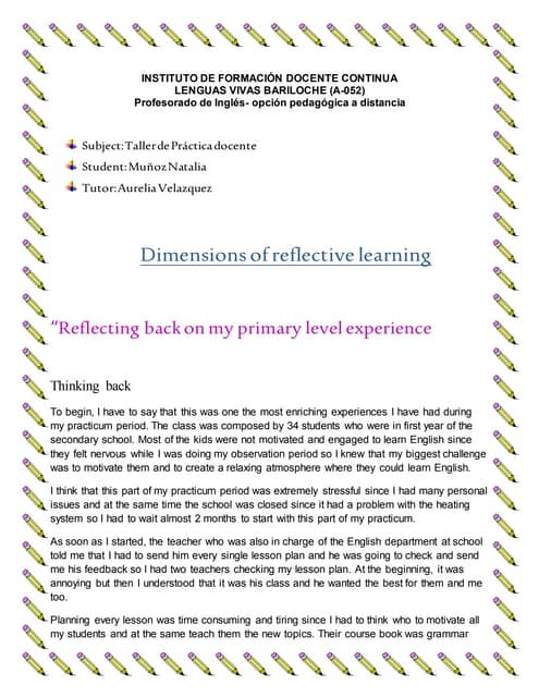 Final reflection | DOCX