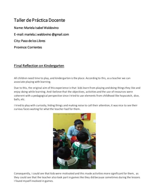 Self reflection | DOC