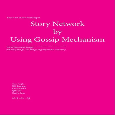 Gossip Network report | PDF