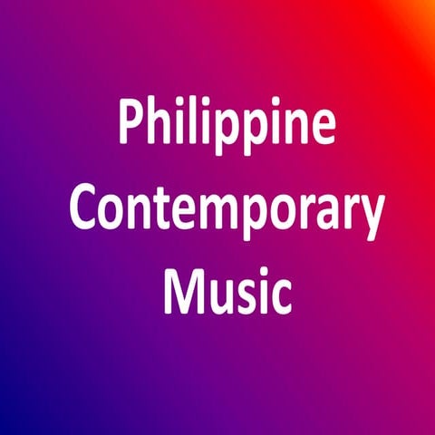 Forms and Styles of Philippine Music | PPTX