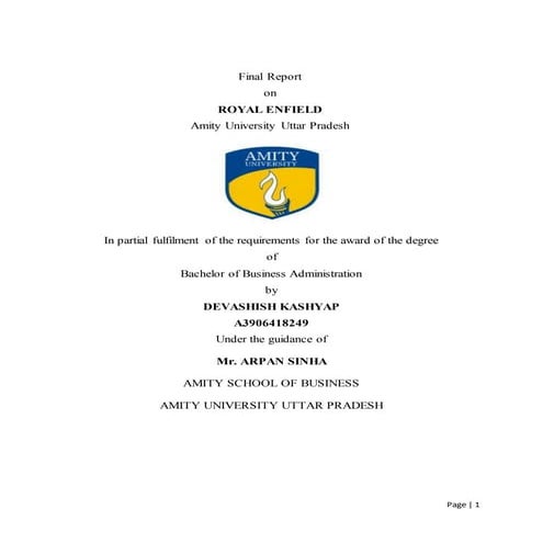 Royal Enfield | PDF