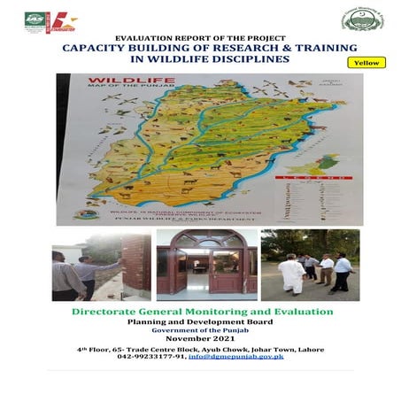 Final Report Capacity Building, Research and Training in Wild life ...