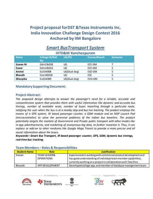 Real Time Vehicle tracking system | Smart India hackathon ppt.pptx