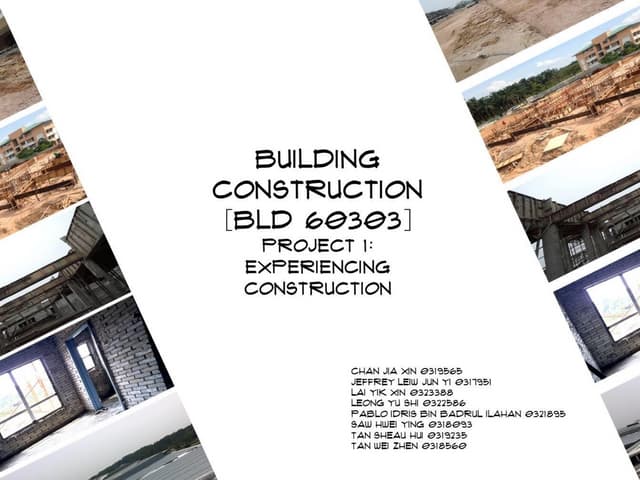 BUILDING CONSTRUCTION REPORT | PDF