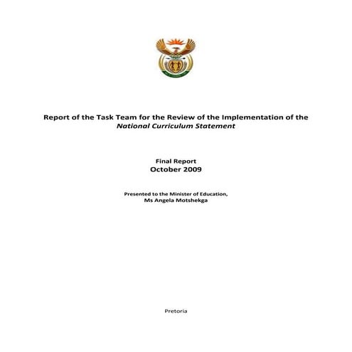 Curriculum Implementation Review Report 2009 | PDF