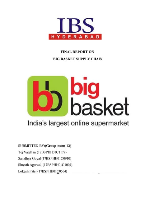 Case Study Analysis: BigBasket.com