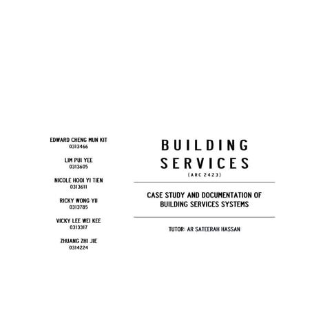 BUILDINGSERVICE - Project 2 Final Report | PDF