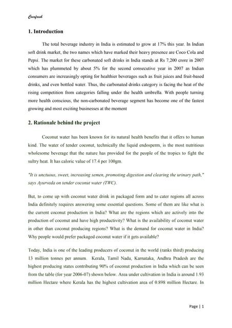 The Coconut Global Value Chain | PDF