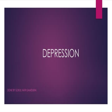 Presentation on prevalence of depression among medical students .pptx