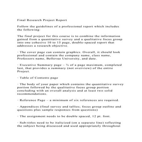 Final Research Project ReportFollow the guidelines of a profes.docx ...