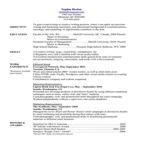 Final resume | PDF