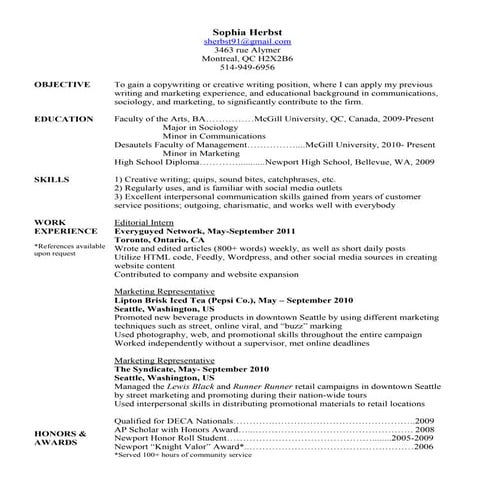 Final resume | PDF