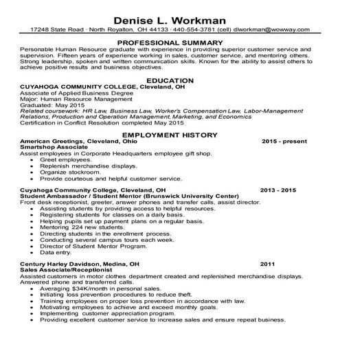 Final resume 2015 | DOCX