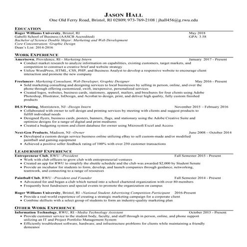 Hall, Jason Resume | PDF