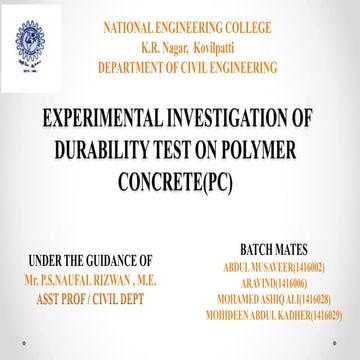 slake durability index experiment | PDF