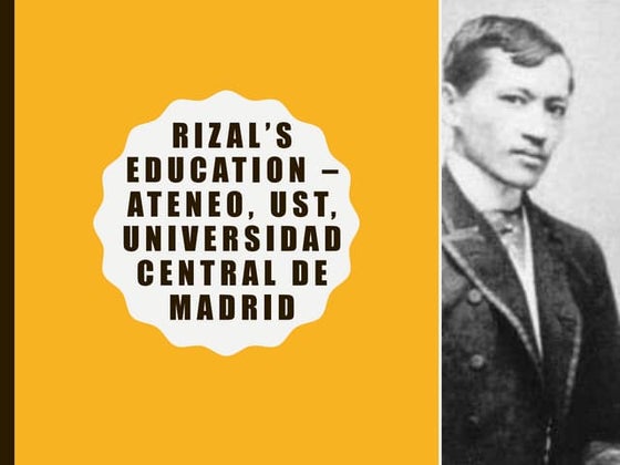 Jose Rizal in UST | PPTX | Graduation | Personal Celebrations & Life Events