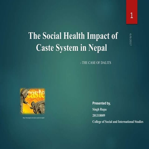 Caste System Nepal presentation | PPTX